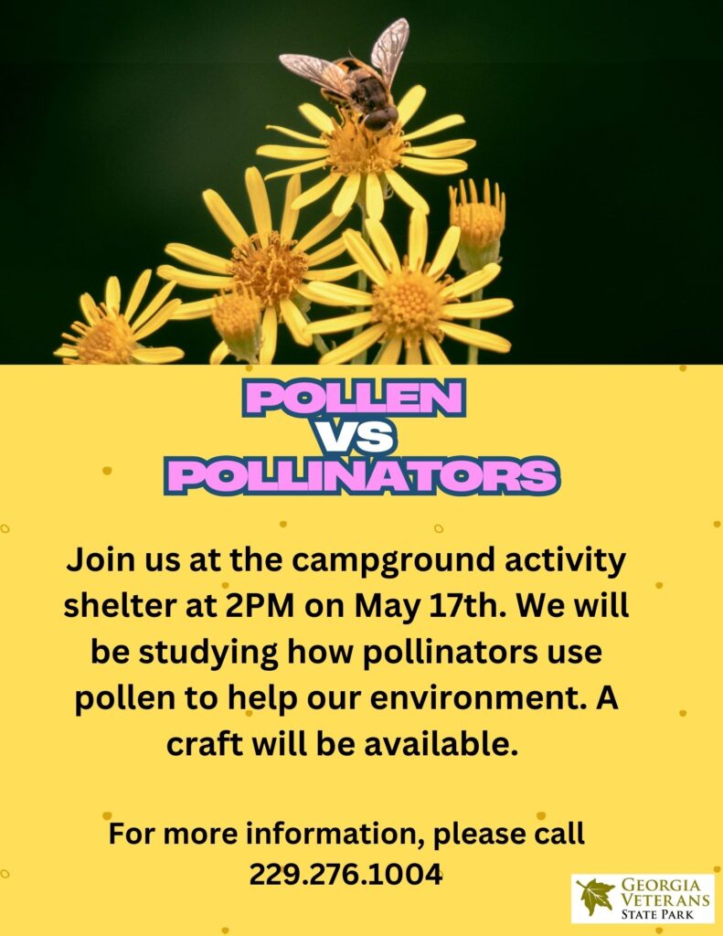 Pollen vs. Pollinators | Lake Blackshear Resort & Golf Club - Cordele, GA